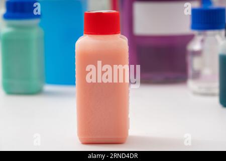 samples of food coloring in a food quality laboratory Stock Photo - Alamy
