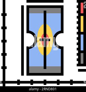 finite element analysis mechanical engineer isometric icon vector ...