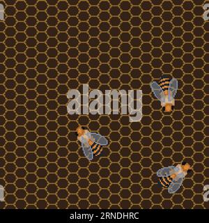 Bee hive pattern Stock Vector Image & Art - Alamy
