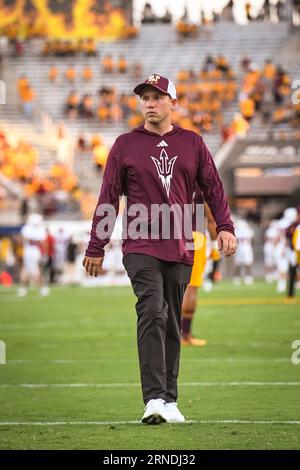 Arizona State head coach Kenny Dillingham speaks during the Big 12 NCAA ...