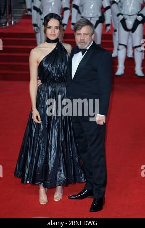 Daisy Ridley and Mark Hamill attend the 'Star Wars: The Last Jedi ...
