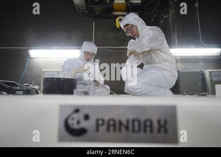 (160629) -- XICHANG, June 28, 2016 -- Experimenters of Dark Matter ...