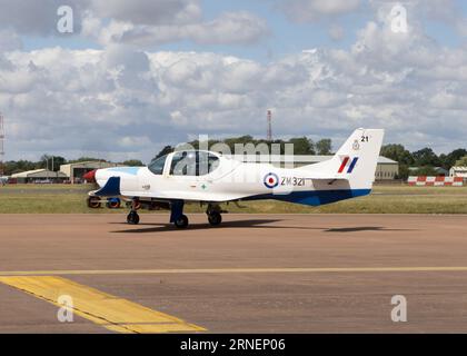 Grob G 120TP Prefect T.1 basic trainer prepares to leave the 2023 Royal ...
