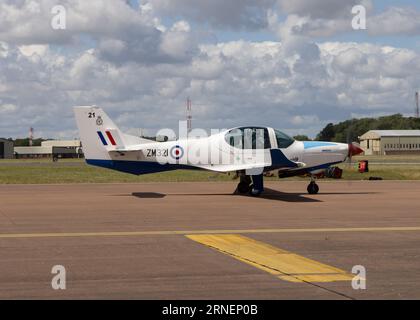 Grob G 120TP Prefect T.1 basic trainer prepares to leave the 2023 Royal ...