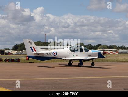 Grob G 120TP Prefect T.1 basic trainer prepares to leave the 2023 Royal ...