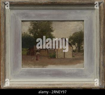 Mexican Jacal (?) by Robert Jenkins Onderdonk Stock Photo - Alamy