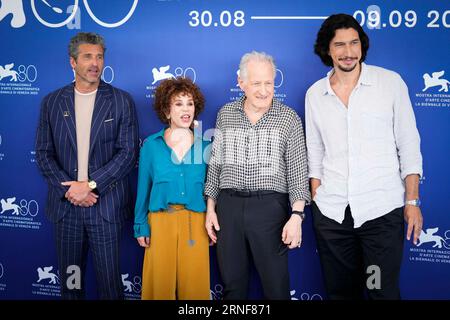 Patrick Dempsey, Daniela Piperno, Michael Mann, Adam Driver 80th Venice ...