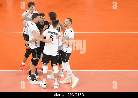 Germany National Volleyball team celebration. Volleyball World ...