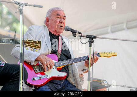 Actor, Blues musician, Jim Byrnes, Vancouver Folk Music Festival Stock ...