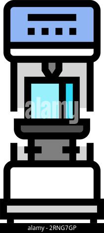 hardness testing materials engineering color icon vector illustration ...