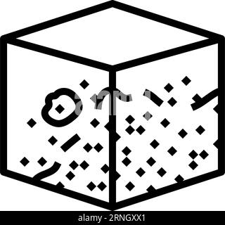 corrosion materials engineering line icon vector illustration Stock ...