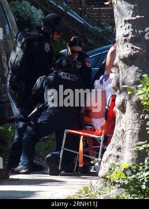Police officers respond to an Emotionally Disturbed Person (EDP) in ...