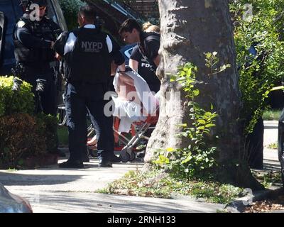 Police officers respond to an Emotionally Disturbed Person (EDP) in ...