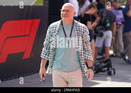 VILLENEUVE Jacques (can), former F1 Champion and TV presenter of Canal+ ...