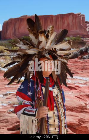 Native woman and boy from New Foundland (Cap Breton) old tribe of the ...