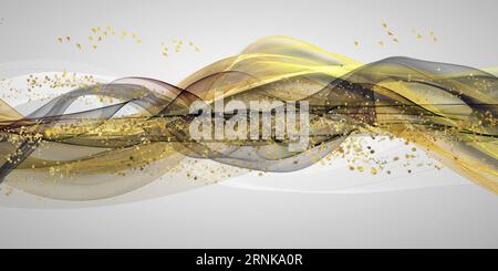 canvas wall art graphic with curvy background design with dark gray ...