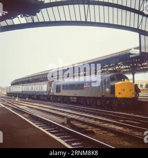 Passenger Train 1980's Stock Photo - Alamy