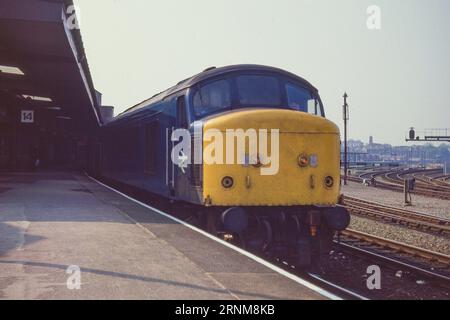 Passenger Train 1980's Stock Photo - Alamy
