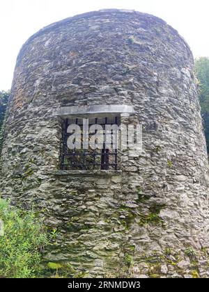 Old celtic prison tower, Blarney castle in Ireland, ancient ...