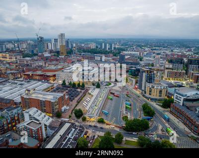 Leeds City Centre aerial view. Yorkshire england. University city view ...