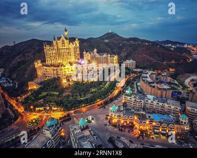 Dalian Castle Hotel Stock Photo - Alamy