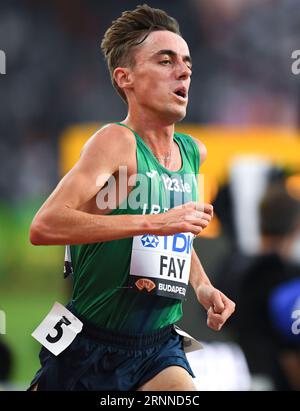 Brian Fay of Ireland competing in the men’s 5000m a race on day 6 of ...