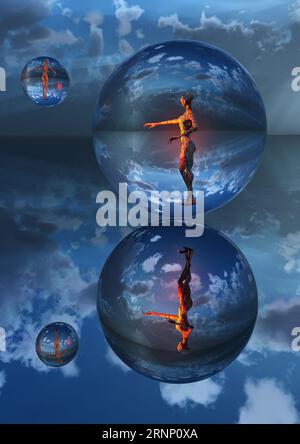 Time & Space Travel Spheres Stock Photo - Alamy