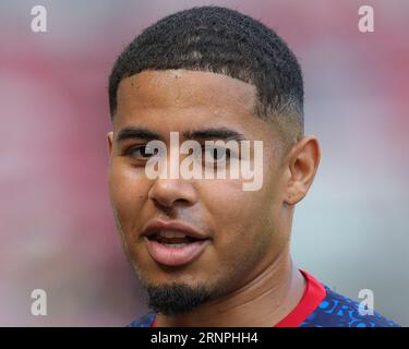 Seny Dieng #1 of Middlesbrough during the Sky Bet Championship match ...