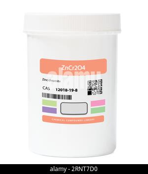 ZnCr2O4 - Zinc chromite. chemical compound. CAS number 12018-19-8 Stock ...