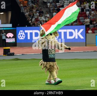 Youhuu the mascot during the closing ceremony for the World Athletics ...