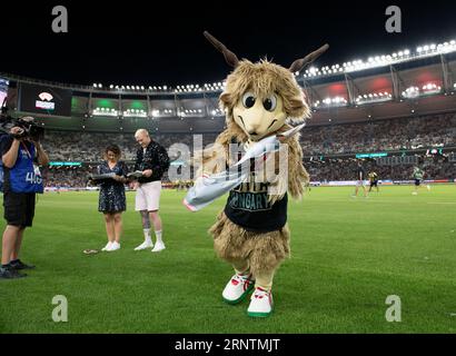 Youhuu the mascot during the closing ceremony for the World Athletics ...