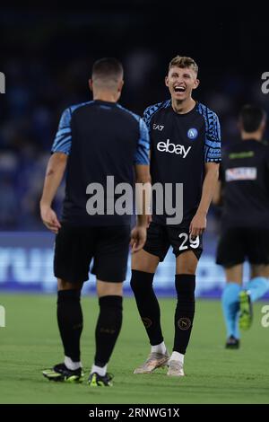 SSC Napoli’s Danish midfielder Jesper Lindstrom before the Serie A ...