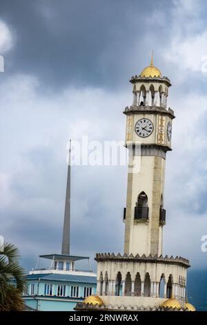 Chacha Tower in georgian town Batumi Stock Photo - Alamy