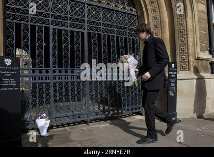 The home of Professor Stephen Hawking in Cambridge on March 14th. World ...