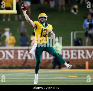 September 9 2023: Baylor Bears quarterback Sawyer Robertson (13) drops ...