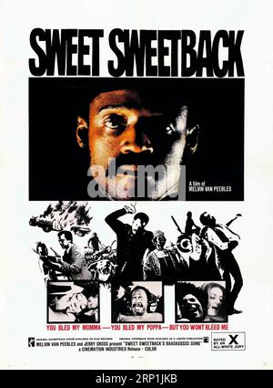 SWEET SWEETBACK'S BAAD ASSSSS SONG [US 1971] MELVIN VAN PEEBLES [CENTRE ...