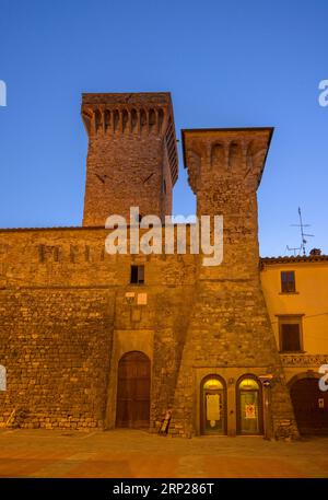 Italy, Tuscany, Arezzo province, Lucignano village, Val di Chiana Stock ...