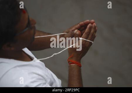 Nepal, Kathmandu. String Tied Around a Banyan Tree in Hope of Good ...
