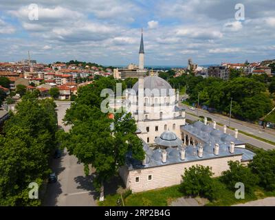 Aerial view, Tombul Mosque, Sherif Halil Pasha Mosque, Serif Halil Pasa ...