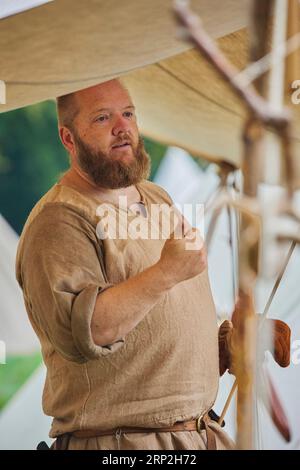 A man in ethnic clothes is a Scandinavian Stock Photo - Alamy