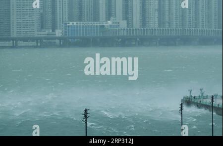 The No 10 Signal Of Hong Kong Stock Photo - Alamy