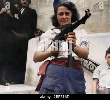 Simone Segouin also known by her nom de guerre Nicole Minet. "Nicole" a ...