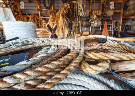Ropes - Making a Viking Ship at Viking Ship Museum - Roskilde, Denmark ...