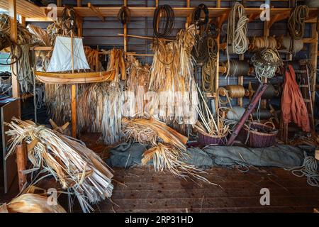 Ropes - Making a Viking Ship at Viking Ship Museum - Roskilde, Denmark ...
