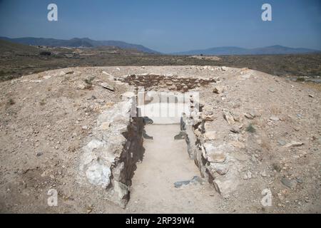 Archaeological site of Los Millares from the Copper Age Stock Photo - Alamy