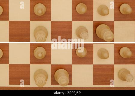 Short castling of the chess king and rook during the game Stock Photo ...