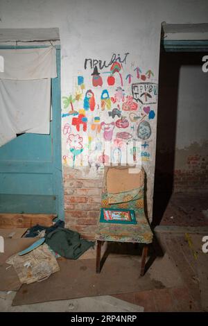 Living conditions in Yahidne school basement where over 360 Ukrainian ...