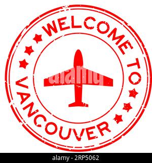 Grunge green discovery word round rubber seal stamp on white background ...