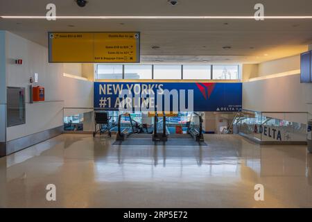 Interior view of jfk airport. USA. New York Stock Photo - Alamy