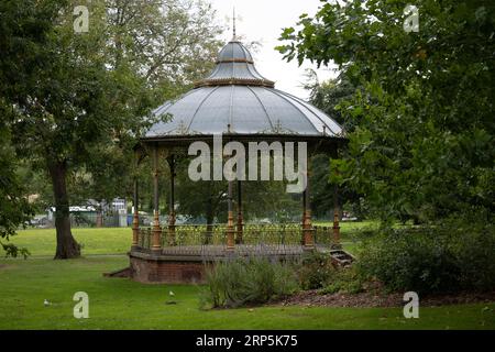 The bandstand, Handsworth Park, Birmingham, West Midlands, England, UK ...